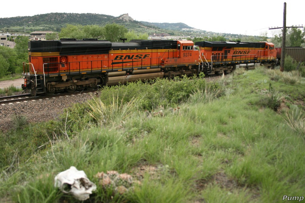Southbound BNSF Loaded Coal Train DPU's